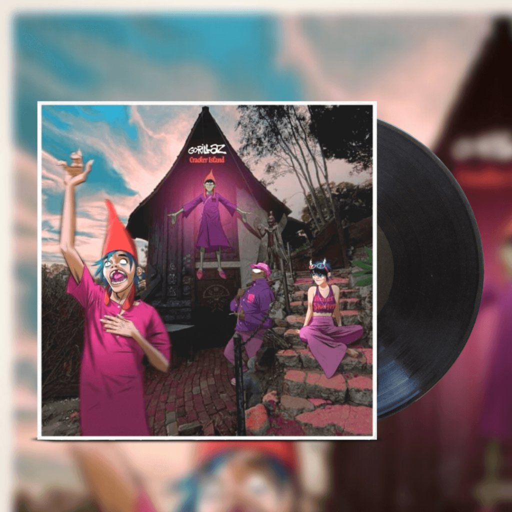 Gorillaz CRACKER ISLAND 140G BLACK VINYL - Klub Starej Płyty